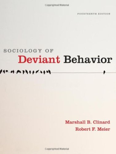 Sociology of Deviant Behavior 14th Edition (Book Only): unknown author ...