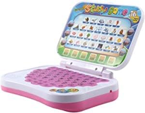ROZZBY Kids Laptop, Baby Kids Children Bilingual Educational Learning ...
