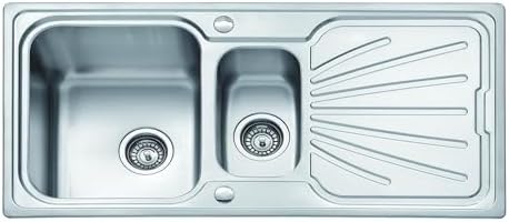 ARA CHOICE Twin 1.5 Bowl Premium Stainless Steel Reversible Double ...