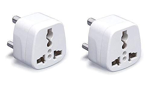 Kilo Cool HVAC Pack of 2 Universal Traveller Conversion Plug 3 Pin ...