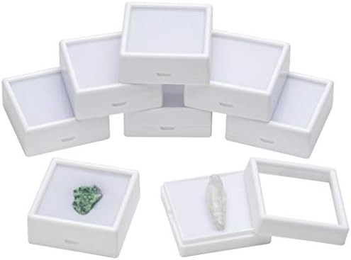 Amazon.com: ETLIFE Gemstone Display Box [1.16" Small Pure White 20pcs ...