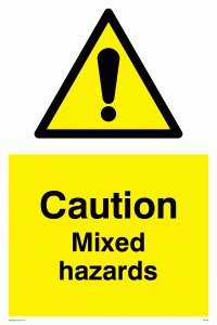 Mixed Hazards Sign – BigaMart