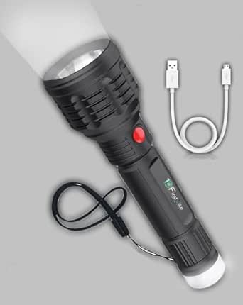 FIRSTLIKE® Led Long Range Torch Light with Lithium Battery Mini Hand ...