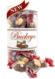 Amazon.com : Waggoner Chocolates Milk Chocolate Buckeyes Clear Gift ...