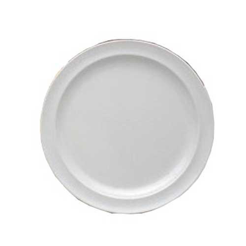 Yanco NS-105W Nessico Round Plate, 5.5" Diameter, Melamine, White Color ...
