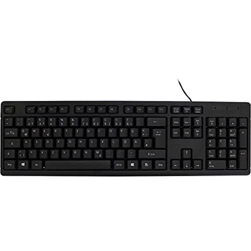 Keyboard USB K118 Black Ergonomic 104 Keys – BigaMart