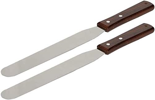 Amazon.com: Ecotex 12" Stainless Steel Spatula (2 Pack) - Smooth and ...
