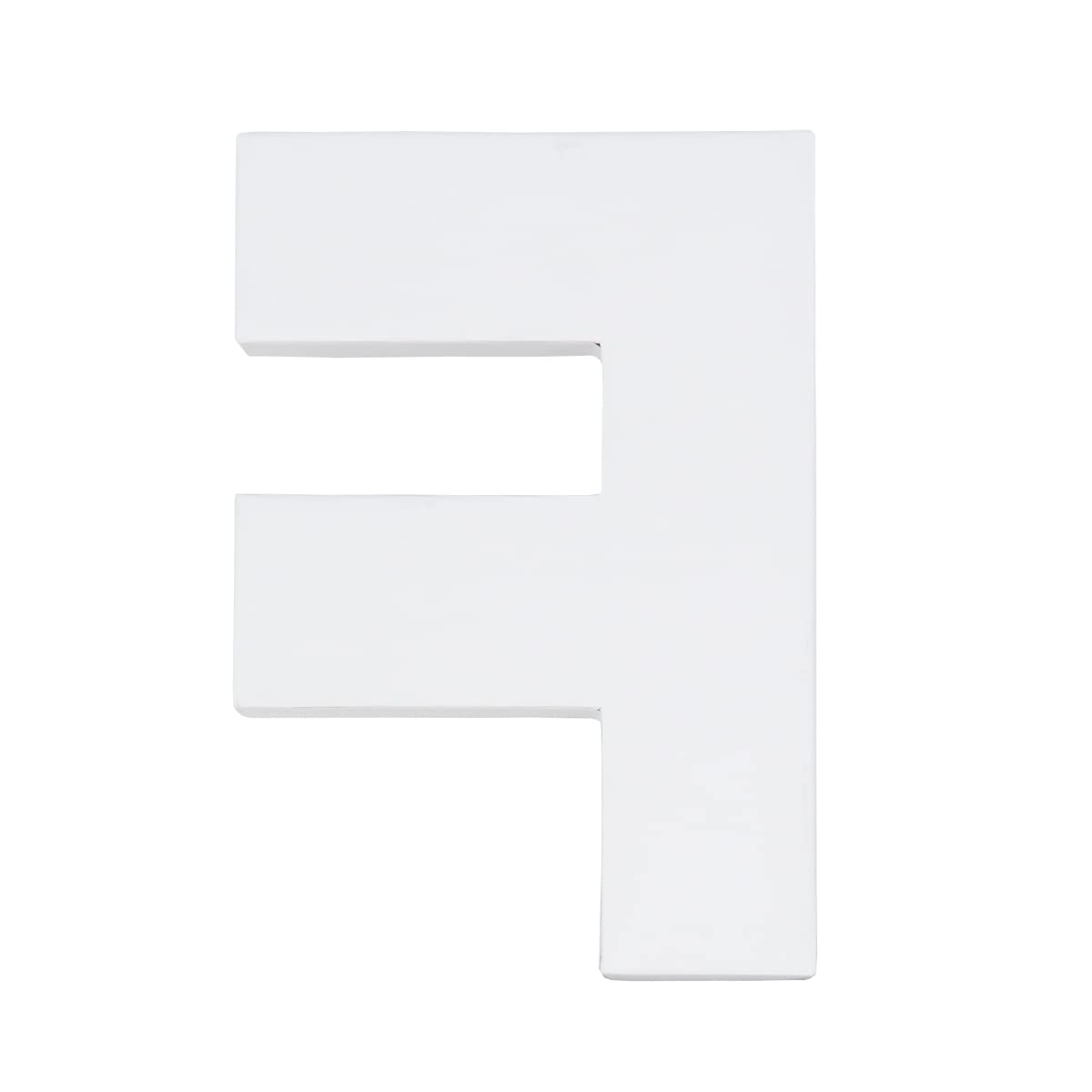 Snapklik.com : 8 Small Fillable Cardboard Letter Shaped Paper Mache Cutouts