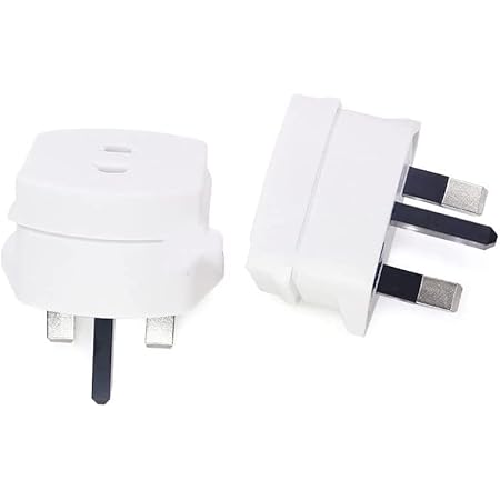 Shave Adapter Plug UK Electric Toothbrush Adapter Plug, 2 Pin To 3 Pin ...