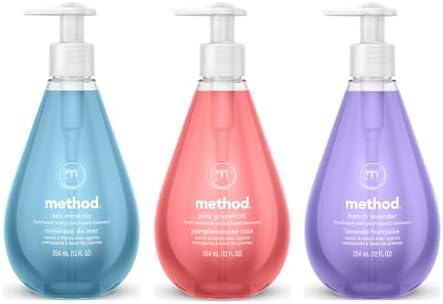 Amazon.com : Method Gel Hand Soap Variety Pack, French Lavender, Sea ...