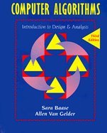 Computer Algorithms : Introduction to Design and Analysis 3RD EDITION: Sara Baase: Amazon.com: Books