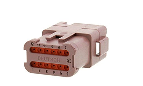 Amazon | TE(タイコエレクトロニクス_ ドイチェ) DT04-12PD-CE07_10個入り_DTシリーズ_ピンコンタクト用 ...