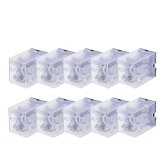 Amazon.com: 10pcs LY2NJ HH62P JQX-13F Mini Electromagnetic Relay 10A 8 Pin Coil DPDT DC 6V 12V ...