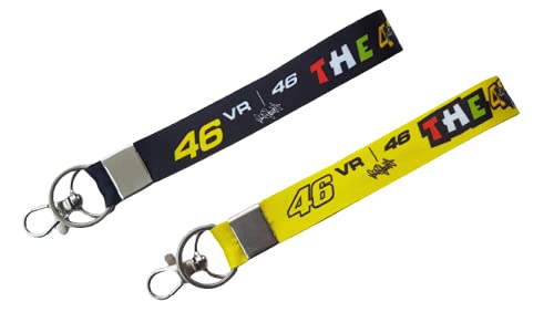 MorningVale Valentino Rossi VR46 Classic Keychain Badge Holder ...