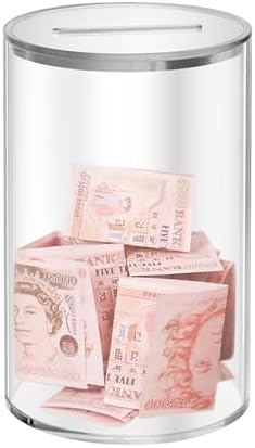 Clear Acrylic Money Box | Clear Piggy Bank For Adults Kids | Clear ...