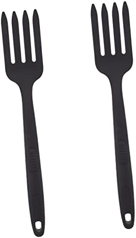 Amazon.com: Hemoton 2pcs Silicone Flexible Fork Silicone Cooking Fork ...