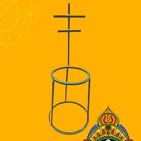 Buy Dalvkot Stand for Saree Draping for Varamahalakshmi Idol,Iron Stand ...