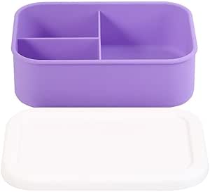 Amazon.com: Fridge Storage Containers Silicone Three-compartment ...