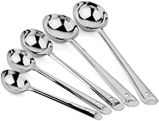 Buy Stainless Steel Ladle deep Spoon, Soup, Curry, Gravy, Sambar, Daal ...