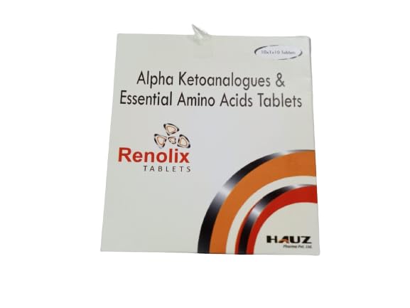 Buy Renolix Alpha Ketoanalogues Essential Amino Acid Tablets 1 strip ...