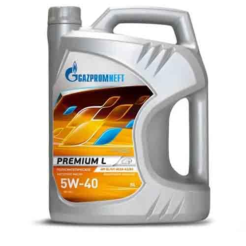 Gazpromneft Premium L API SL/CF 5W-40 Engine Oil 5 Litre - Superior ...