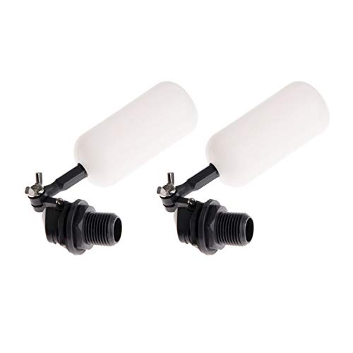 2Pcs 1/2" ABS Automatic Fill Feed Humidifier Water Tank Shut Off Float ...