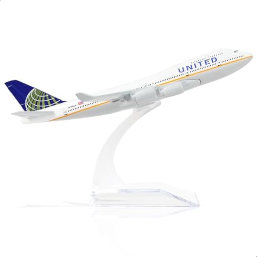 Amazon.com: QIYUMOKE 1/400 United Plane Model 747 for Boeing 747 ...