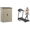 Amazon.com : Suncast 54 Cubic Feet Vertical Storage Shed with Durable ...