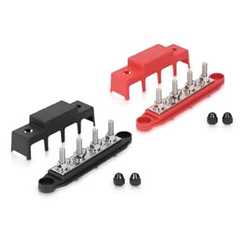 Amazon.com: Bus Bar Power Distribution Block, 4 Stud Power Distribution ...