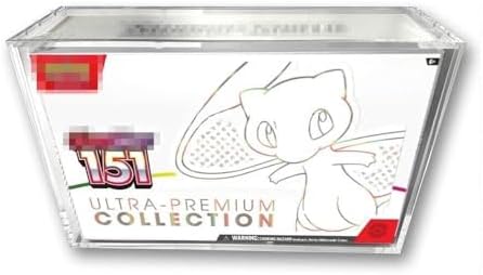 Amazon.com: Acrylic Display Case for Pokémon Prismatic Evolutions Super ...
