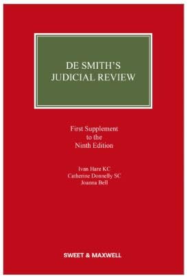 Buy De Smith's Judicial Review (1st Supplement) Book Online at Low ...