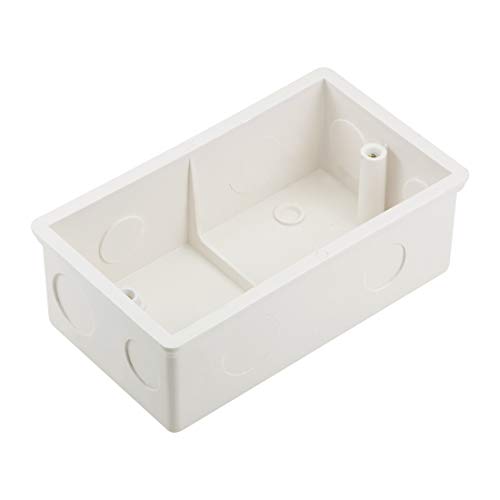 uxcell Wall Switch Box, Deep Case Recessed Mount 120 Type Single Gang ...