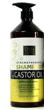 Amazon.com : Dead Sea Strengthening Shampoo with Castor Oil 33.8oz ...