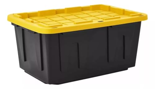 Cajas de Almacenamiento Negras con Tapa Amarilla: Orden y Estilo - El ...