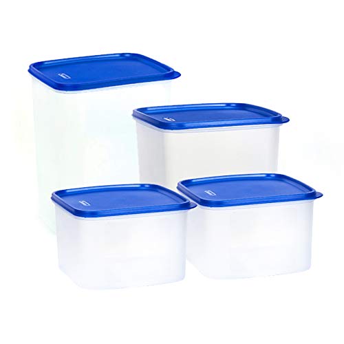 Buy Mahaware Modular Square Plastic Kitchen Container Combo Set, 14.4 ...