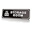 Amazon.com : Storage Room Sign for Business Door, Self-Adhesive Durable ...