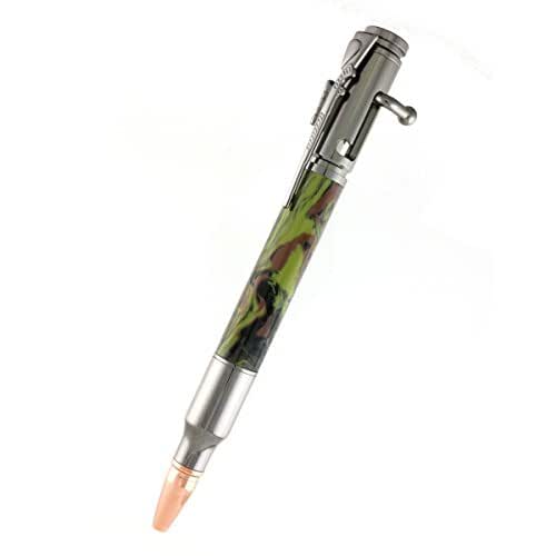 Amazon.com: Camo Gun Metal 30 Caliber Bolt Action Ballpoint Pen ...