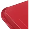 LEXININ 5 Pack 41 x 30cm Large Red Plastic Fast Food Tray, 12 x 16 Inch ...