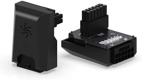 EZDIY-FAB PCIe 5.0 12VHPWR GPU Power Bridge, 12+4 Pin Angle Connector ...