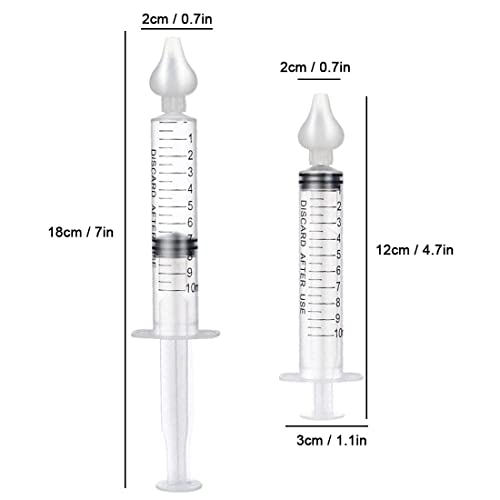 Nasal Irrigator Syringe for Baby, Nasal Aspirator, Silicone Nasal ...