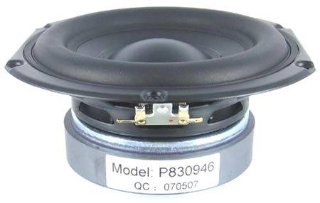 Tymphany Peerless 4 Ohm 830946 6-1/2 inch Paper Cone Woofer Speaker ...