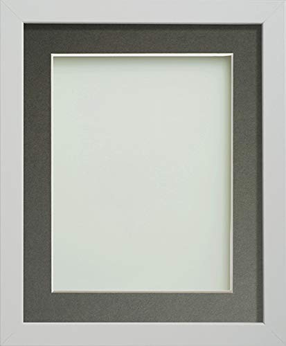 Frame Company Allington White 8×8 inch Frame With Grey Mount For Image ...