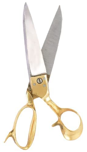 SRI SRI Tailoring Scissor with Brass Finish Handle for Cloth Cutting ...