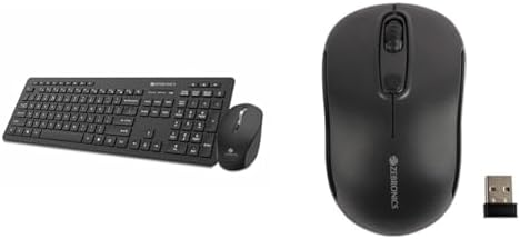 Amazon.in: Buy Zebronics Zeb-Companion 500 2.4GHz Wireless Keyboard ...