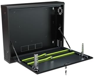 Stalflex CCTV Cabinet 19 inch 2U 130mm - Network Cabinet Made of Heavy ...