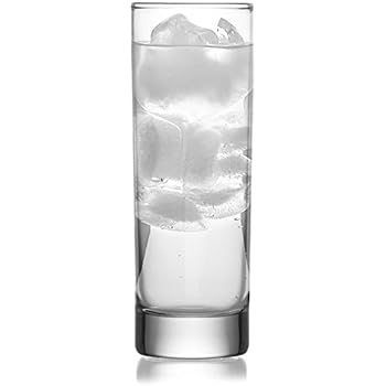Amazon.com | Collins Slim Water Beverage Glasses, 10 Ounce - Set of 6 ...