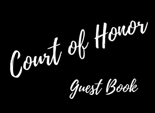 Court of Honor Guest Book: Eagle Scout Ceremony | Scout Sign In Journal ...