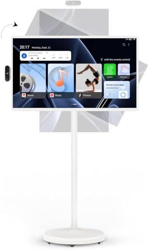 Amazon.com: 27 Inch Portable Touchscreen Monitor | Rolling Monitor on ...