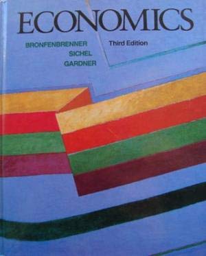 Microeconomics: Bronfenbrenner, Martin, Sichel, Werner, Gardner ...