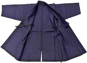 Amazon.com: EKENDOCOM Navy Blue Single Layer Kendo Kendogi - Colour fixed 100% cotton all size ...